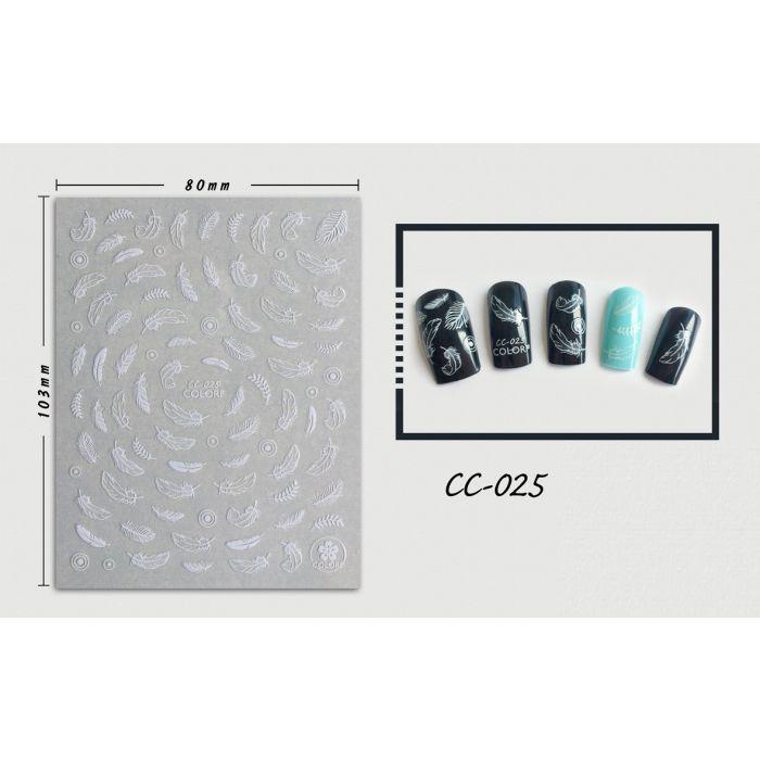 Sticker Unghii - CC025 | NailsUp.ro