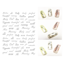 Sticker Unghii - WG048 | NailsUp.ro