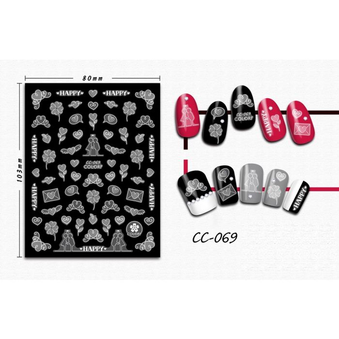 Sticker Unghii - CC069 | NailsUp.ro
