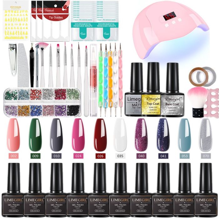 Kit Oja Semipermanenta Manichiura CH07 | NailsUp.ro